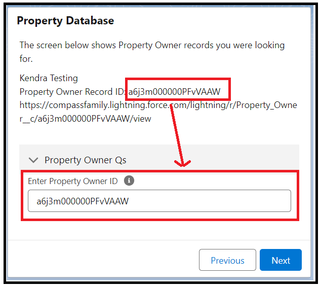 Property Database Workflow – Compass Family Services