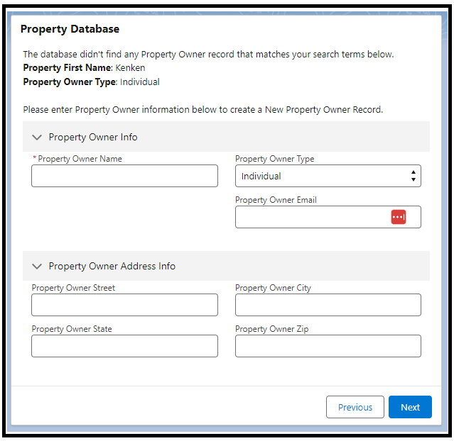 Property Database Workflow – Compass Family Services