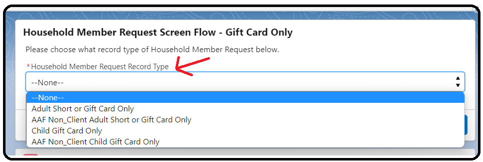 Household Member Request – Compass Family Services